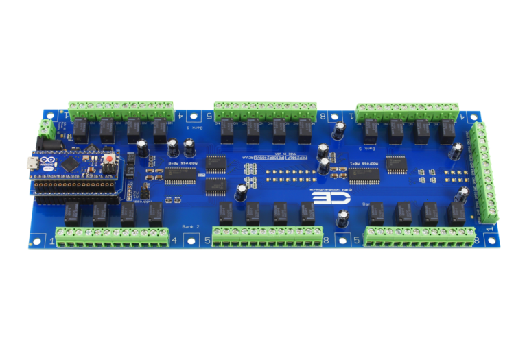 24-Channel 1-Amp SPDT Signal Relay Shield + 8 GPIO with IoT Interface - NCD Store