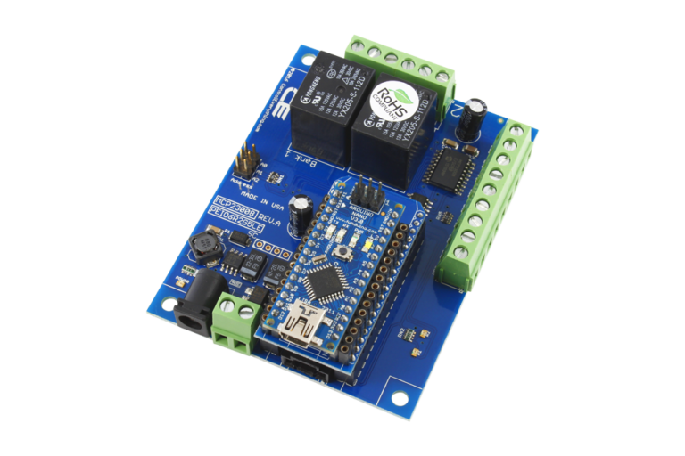 2-Channel General Purpose SPDT Relay Shield + 6 GPIO with IoT Interface ...