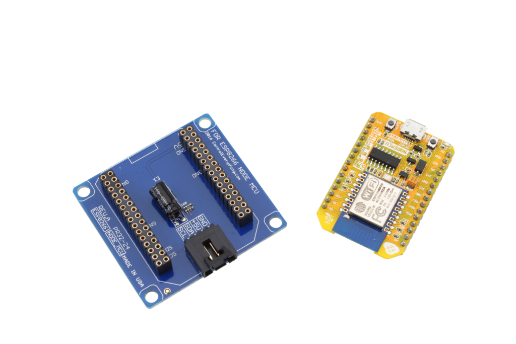I2C Shield for NodeMCU ESP8266 with Integrated USB and I2C Port - NCD Store