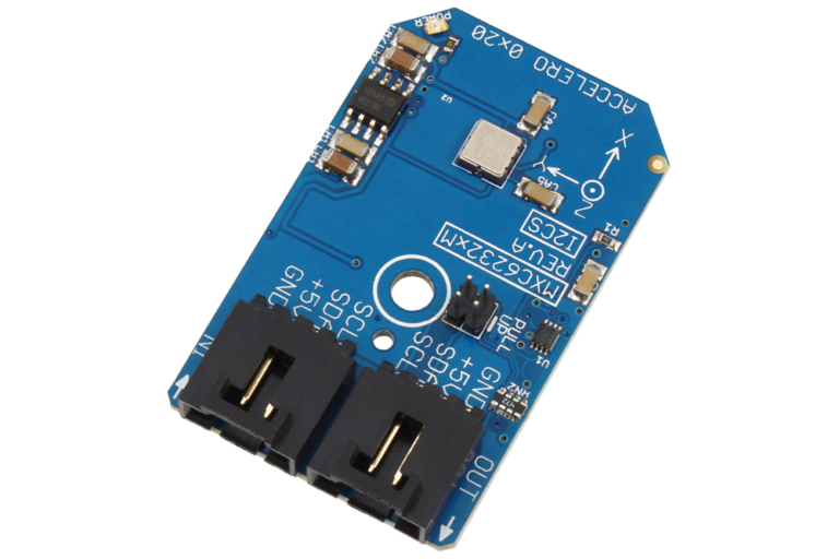 MXC6232xM Low Power ±2g Dual Axis Accelerometer I2C Mini Module - NCD Store