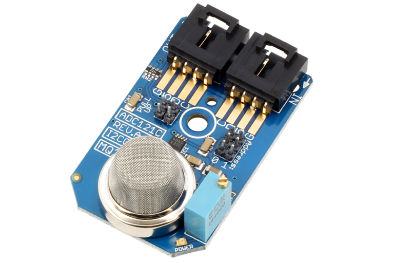 MQ-2 Propane Butane Methane Alcohol Gas Sensor ADC121C 12-Bit ADC I2C Mini Module - NCD Store