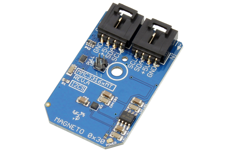 MMC3316xMT ±16 Gauss 3-Axis Magnetic Sensor I2C Mini Module - NCD Store