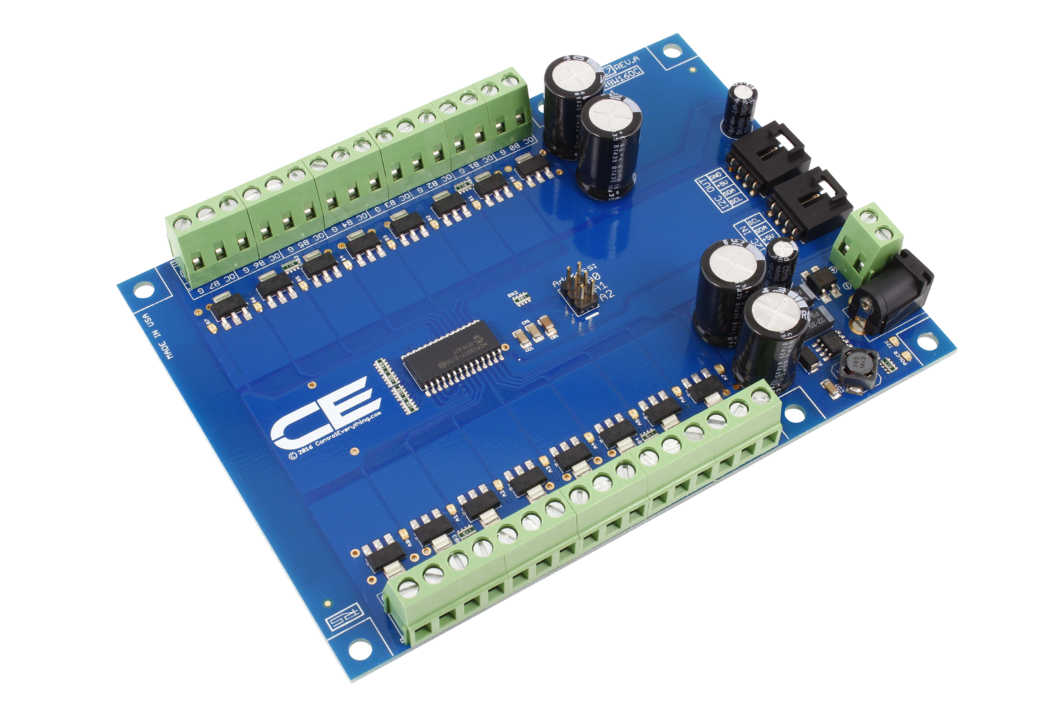 MCP23017 16-Channel 8W Open Collector FET Driver with I2C Interface - NCD Store