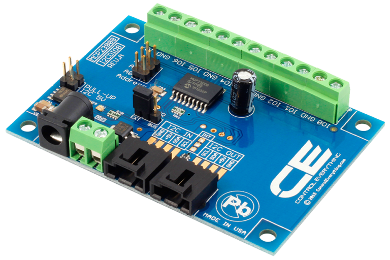 MCP23008 8-Channel Digital Input Output with I2C Interface - NCD Store