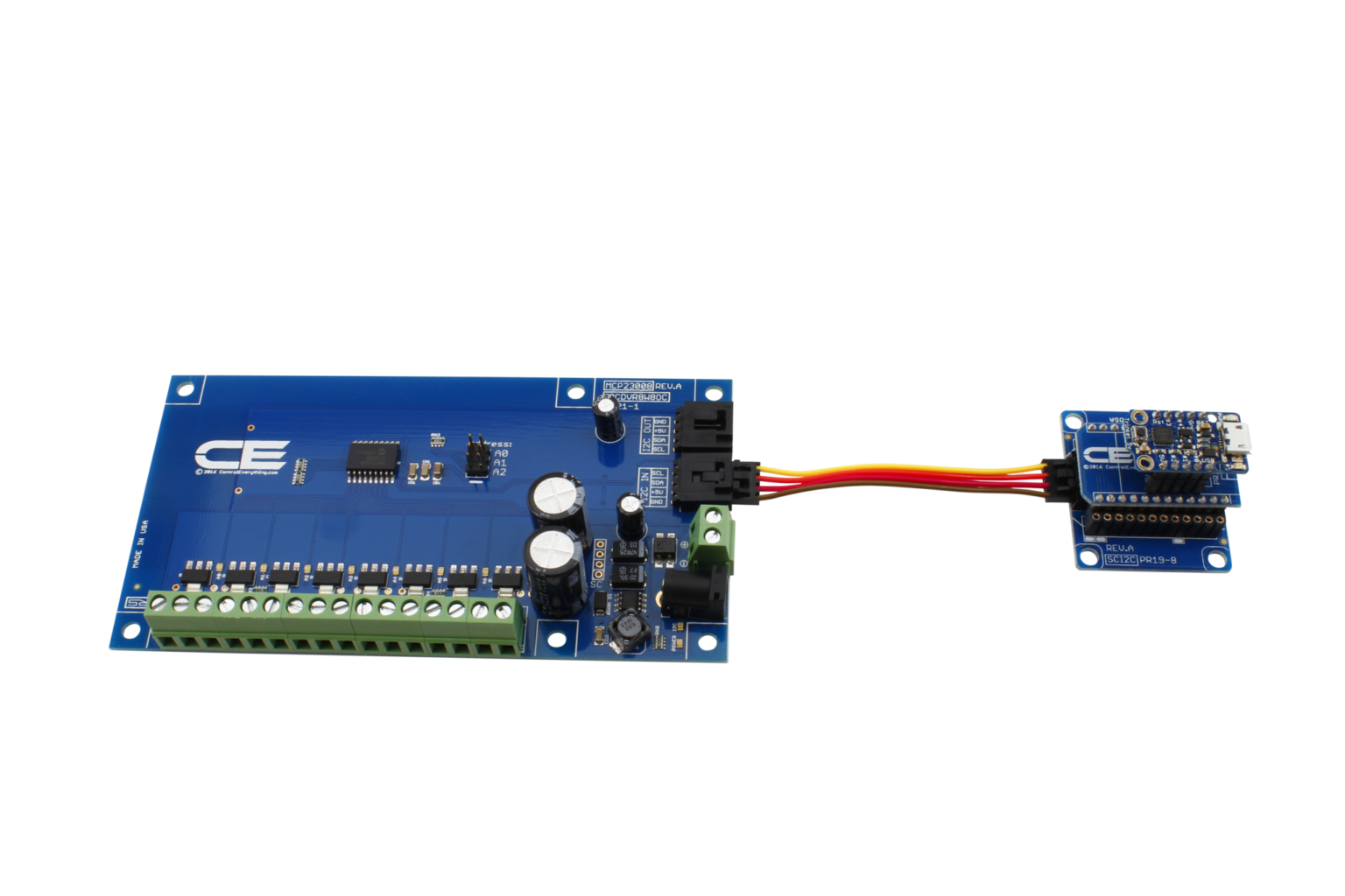 MCP23008 8-Channel 8W Open Collector FET Driver with I2C Interface - NCD Store