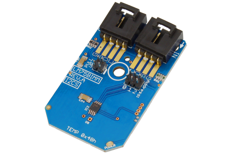 LM75BIMM Temperature Sensor ±2°C 9-Bit with 3 Address Lines I2C Mini Module - NCD Store