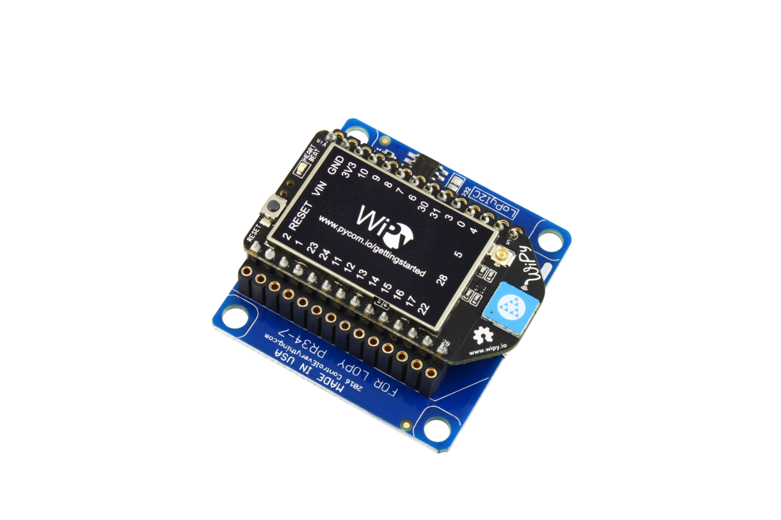 I2C Shield for WiPy2 & LoPy With USB Programming Port - NCD Store