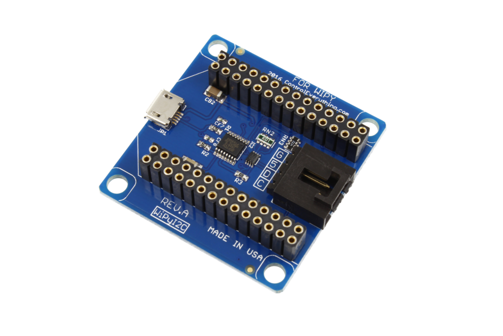 I2C Shield for WiPy With USB Port - NCD Store