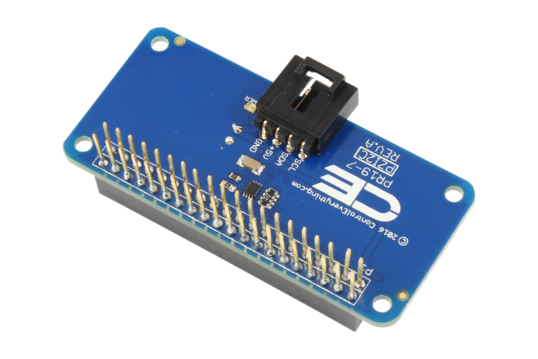 I2C Shield for Raspberry Pi Zero with Outward Facing I2C Port - NCD Store