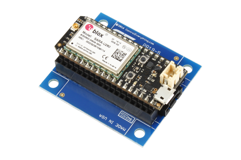 I2C Shield for Particle Electron or Particle Photon with Outward Facing ...
