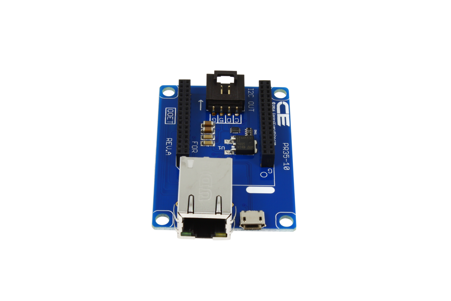 I2C Shield for Onion Omega with Ethernet Port - NCD Store
