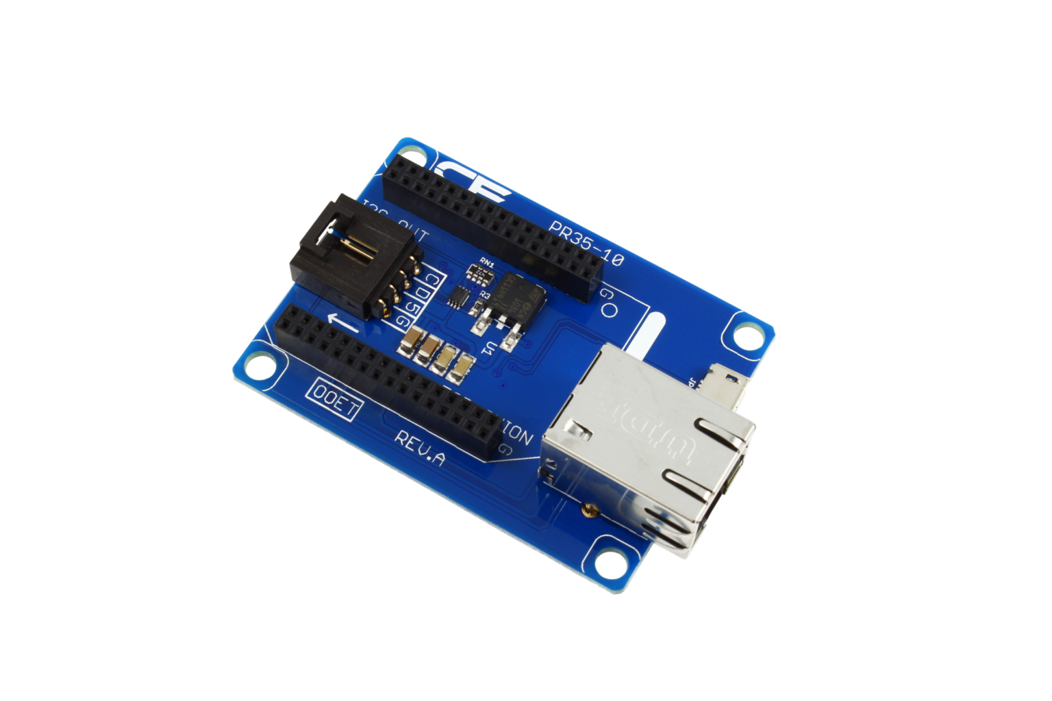 I2C Shield for Onion Omega with Ethernet Port - NCD Store