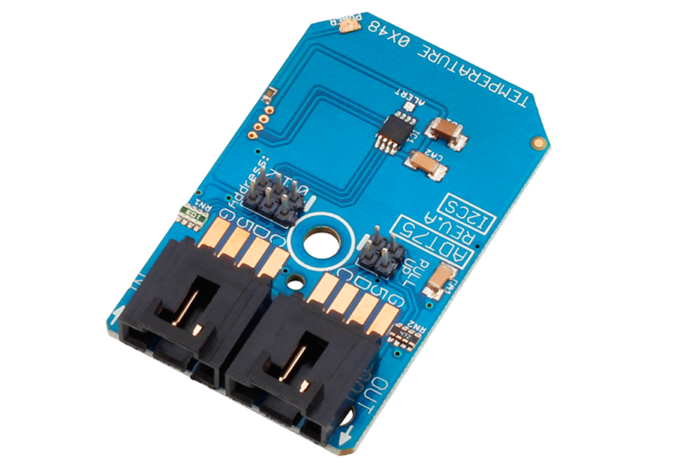 ADT75 Temperature Sensor ±1°C 12-Bit with 3 Address Lines I2C Mini Module - NCD Store