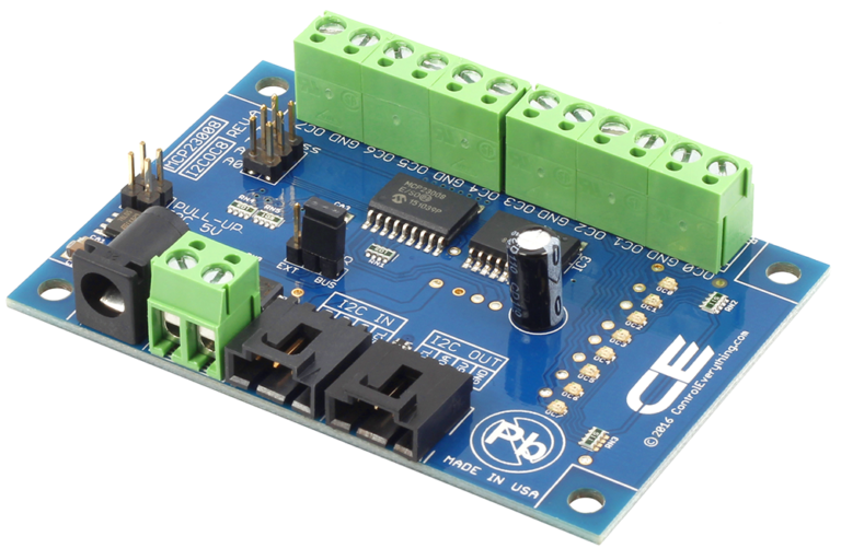 8-Channel Open Collector Driver MCP23008 with I2C Interface - NCD Store