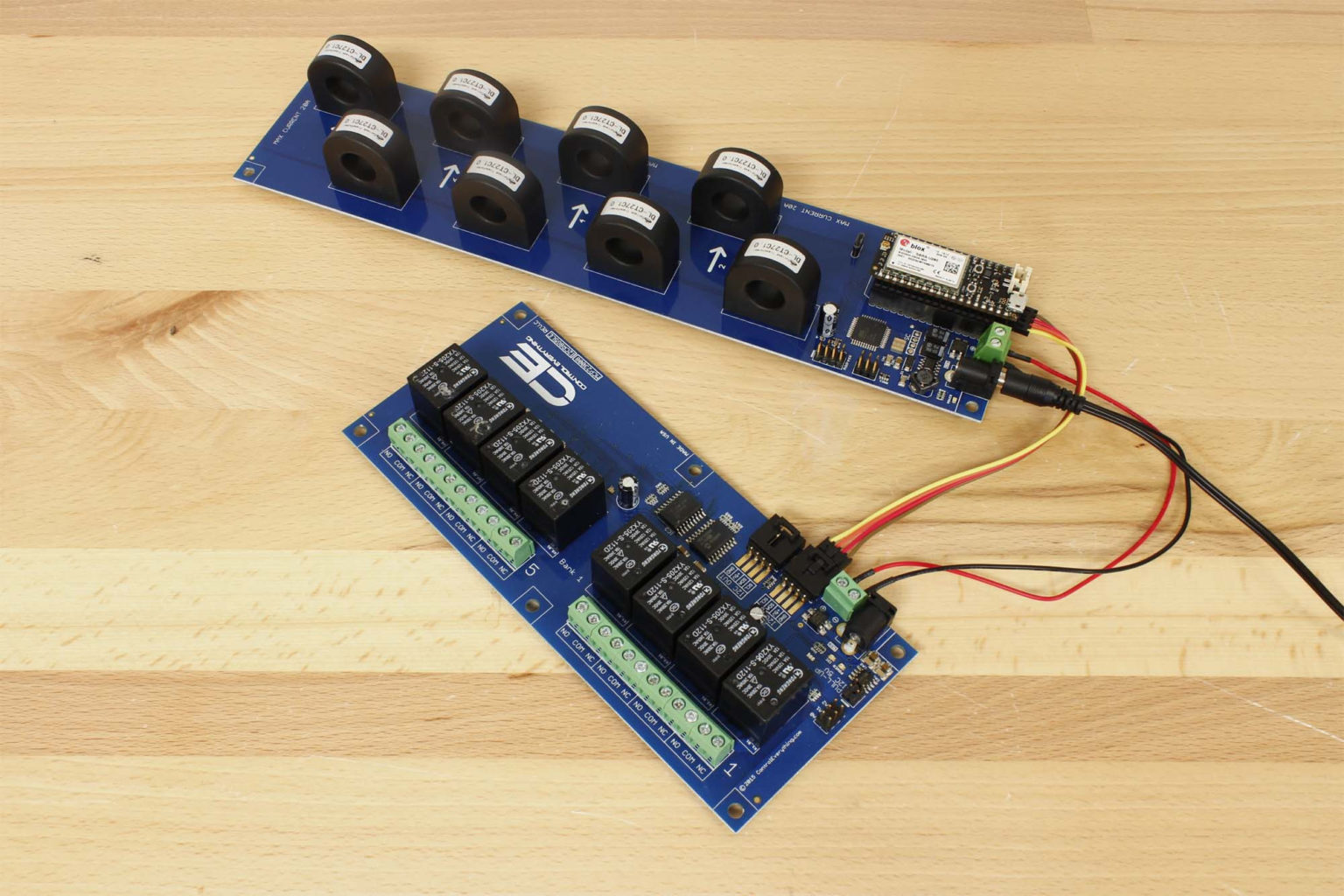 8-Channel On-Board 97% Accuracy 70-Amp AC Current Monitor with IoT ...