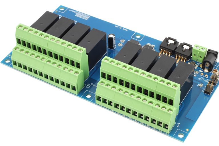 8-Channel DPDT Signal Relay Controller with I2C Interface - NCD Store