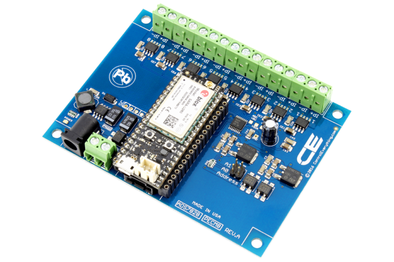 ADS7828 8-Channel DC Current Monitor ACS712 with IoT Interface - NCD Store