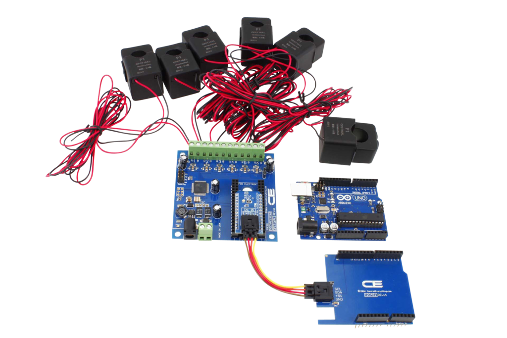 6-Channel Off-Board 98% Accuracy 100-Amp AC Current Monitor with IoT Interface - NCD Store