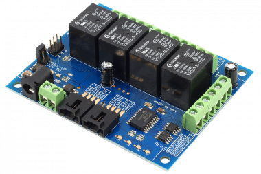 4-Channel General Purpose SPDT Relay Controller + 4 GPIO with I2C Interface - NCD Store