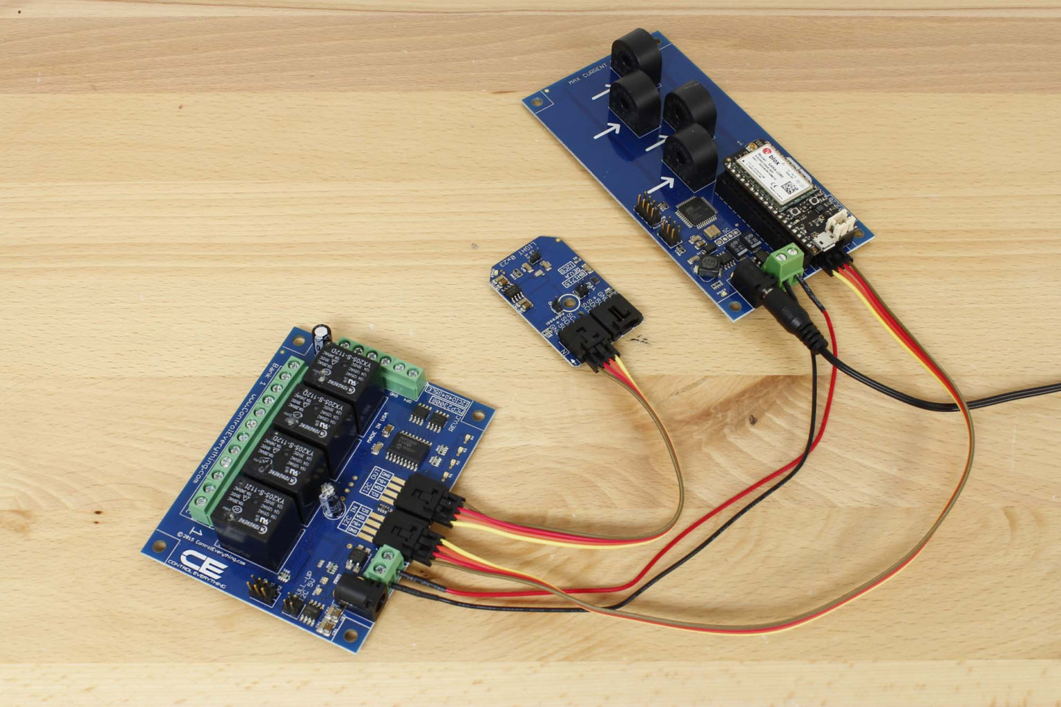 4-Channel On-Board 95% Accuracy 20-Amp AC Current Monitor with IoT ...