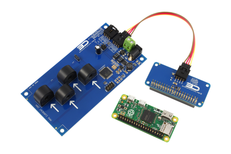 4-Channel On-Board 95% Accuracy 20-Amp AC Current Monitor with I2C ...