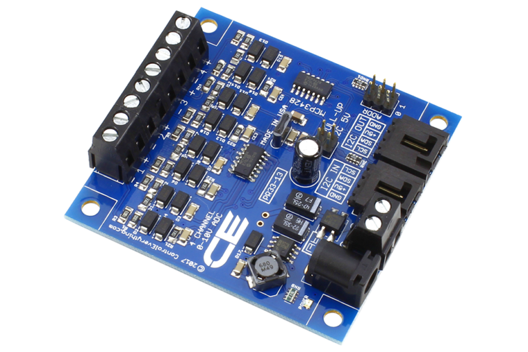 4-Channel I2C 0-10V Analog to Digital Converter with I2C Interface ...