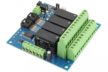 4-Channel DPDT Signal Relay Controller + 4 GPIO with I2C Interface - NCD Store