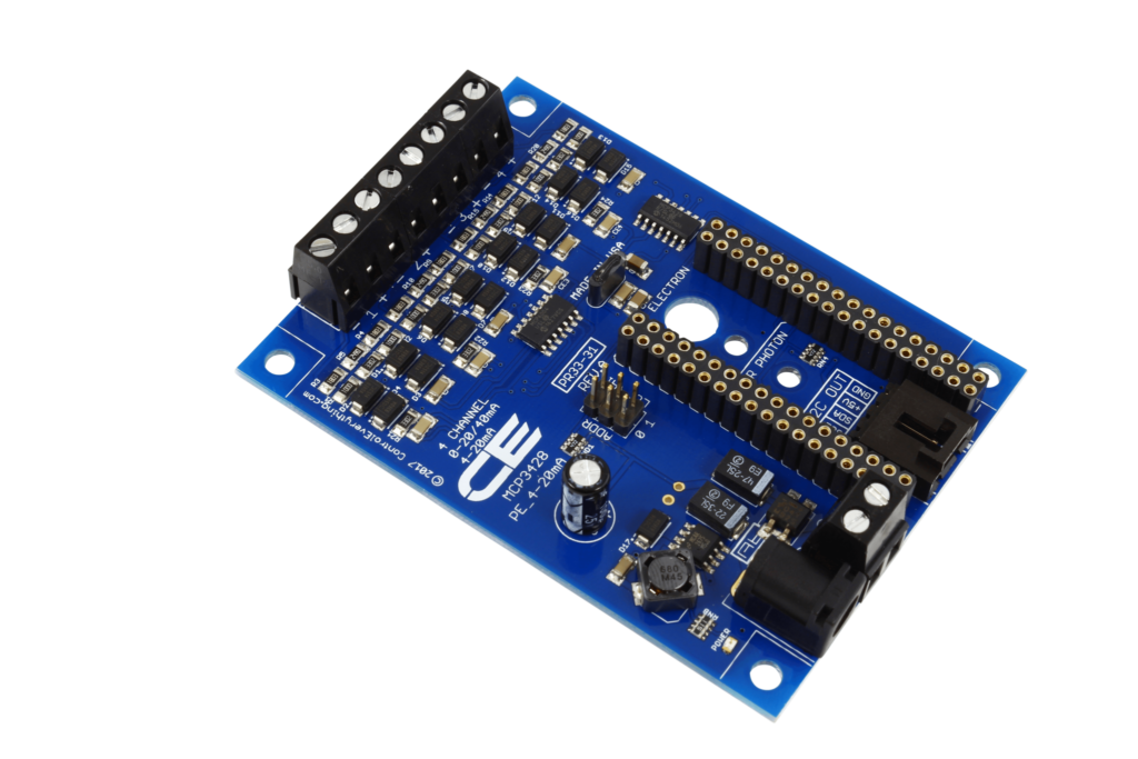 MCP3428 4-Channel 4-20mA 16-Bit Current Receiver with IoT Interface ...