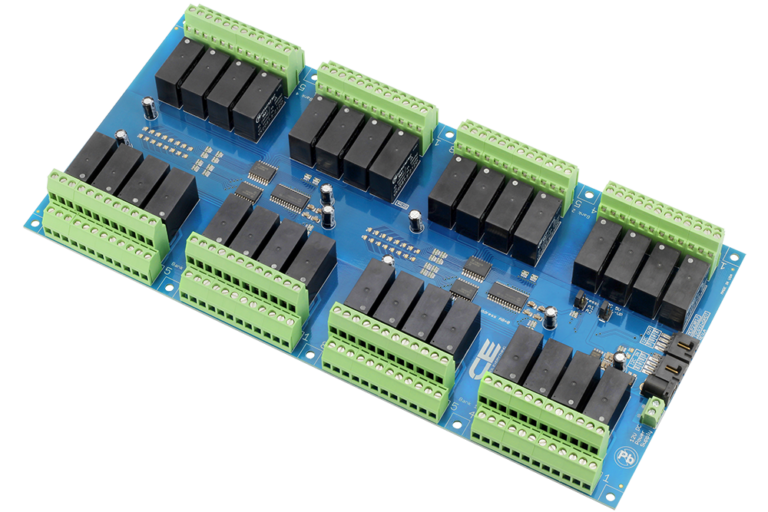 32-Channel DPDT Signal Relay Controller with I2C Interface - NCD Store