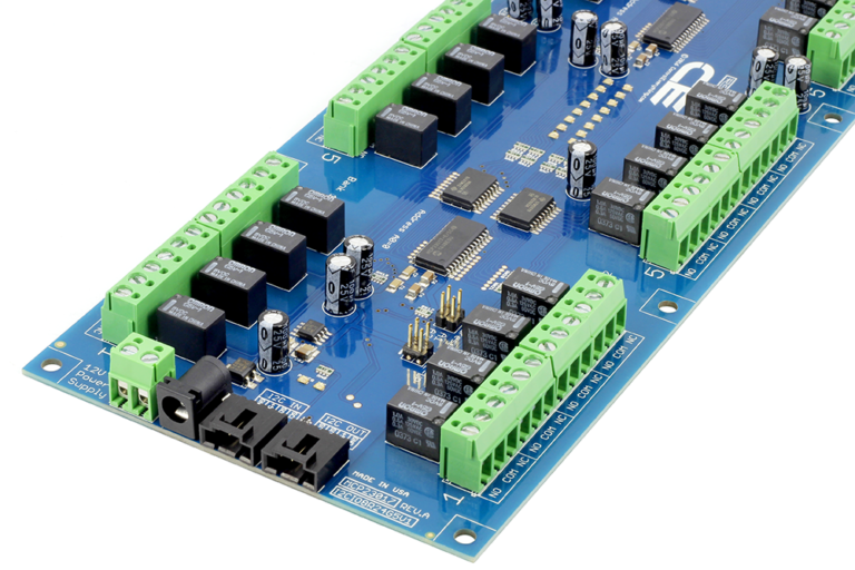 24-Channel 1-Amp SPDT Signal Relay Controller + 8 GPIO with I2C ...
