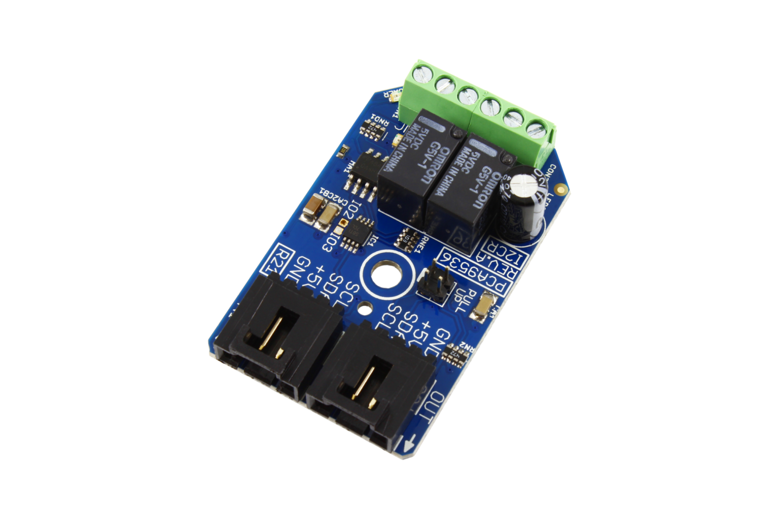 2-Channel Signal Relay 1A SPDT I2C Mini Module - NCD Store