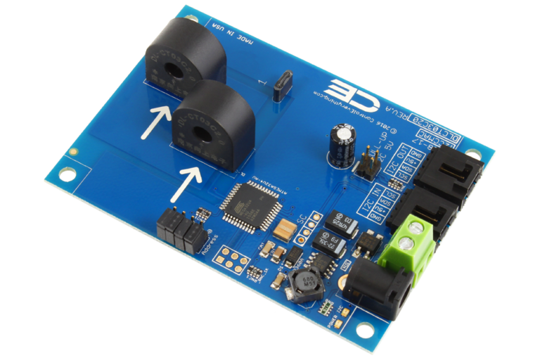 2-Channel On-Board 95% Accuracy 20-Amp AC Current Monitor with I2C ...