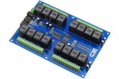 16-Channel General Purpose SPDT Relay Controller with I2C Interface ...