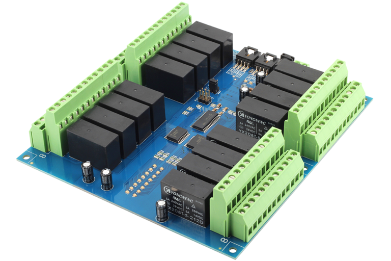 16-Channel DPDT Signal Relay Controller with I2C Interface - NCD Store