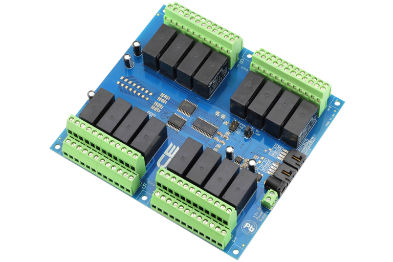 16-Channel DPDT Signal Relay Controller with I2C Interface - NCD Store