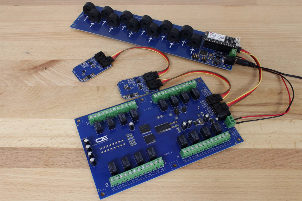 12-Channel On-Board 95% Accuracy 20-Amp AC Current Monitor with IoT ...