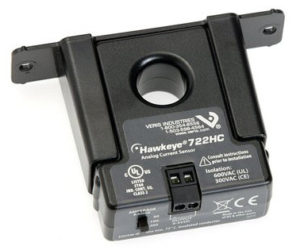 Veris Hawkeye® H722HC Solid Core Current Sensor 0 to 50/100/200 Amps AC selectable to 0-5 VDC ...