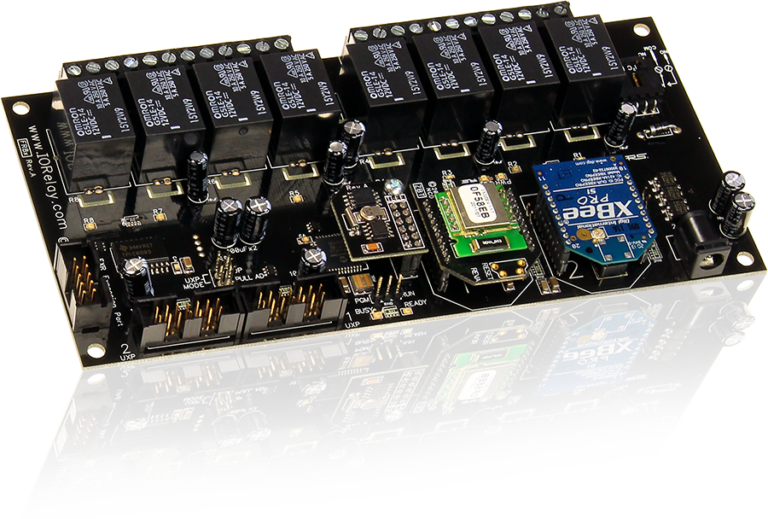 Fusion 8-Channel SPDT Relay Controller with 16 GPIO or ADC and I2C - NCD Store