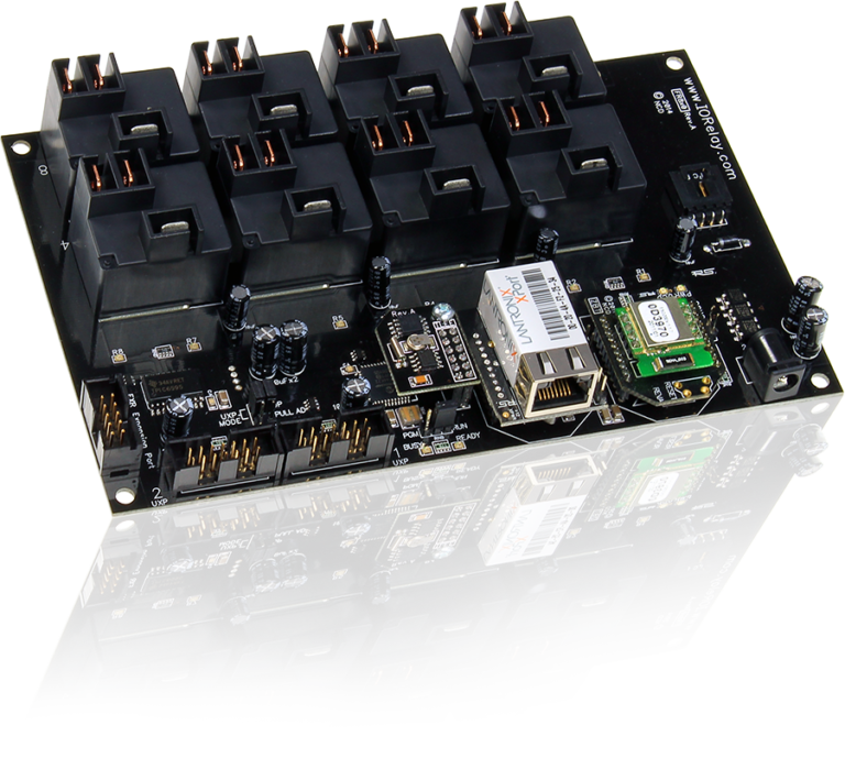Fusion 8-Channel High-Power Relay Controller with 16 GPIO or ADC and I2C - NCD Store