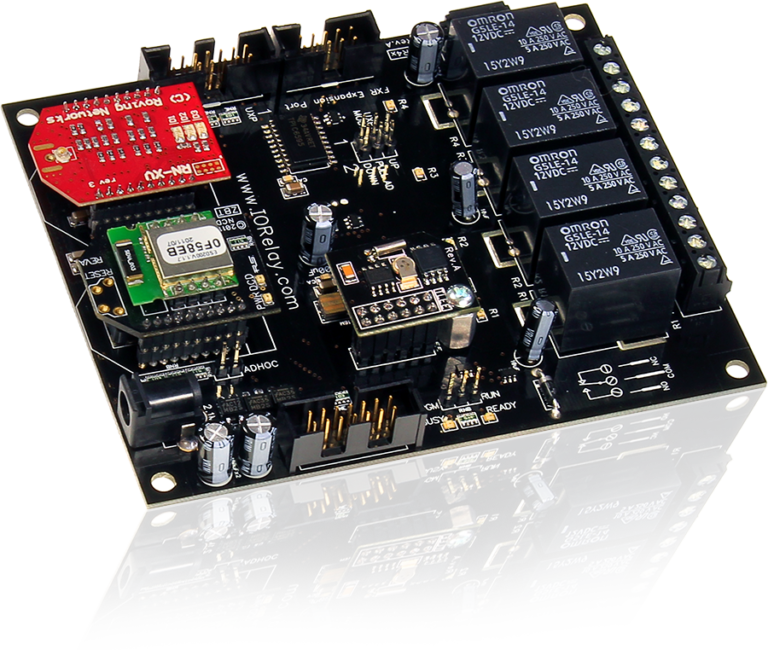 Fusion 4-Channel SPDT Relay Controller with 16 GPIO or ADC and I2C - NCD Store