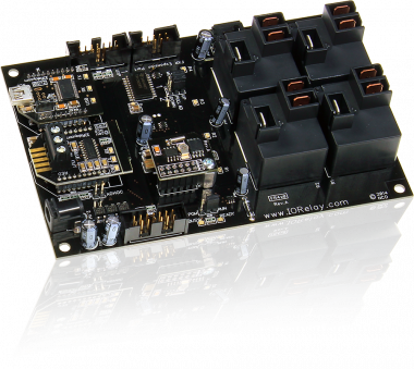 Fusion 4-Channel High-Power Relay Controller with 16 GPIO or ADC and I2C - NCD Store