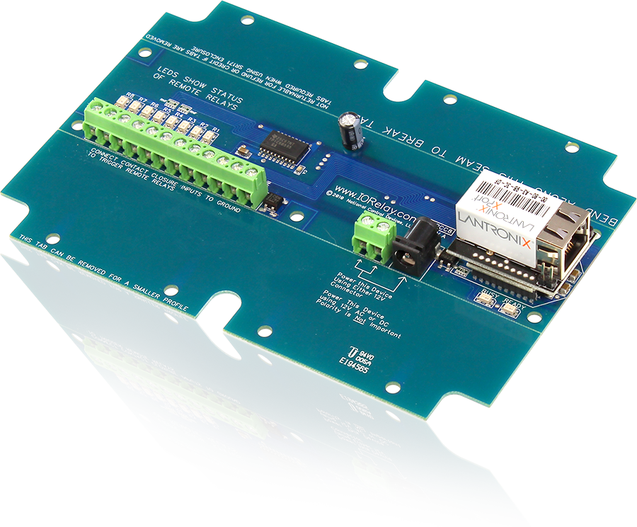8-Channel Push Notification Contact Closure Input over Ethernet - store.ncd.io