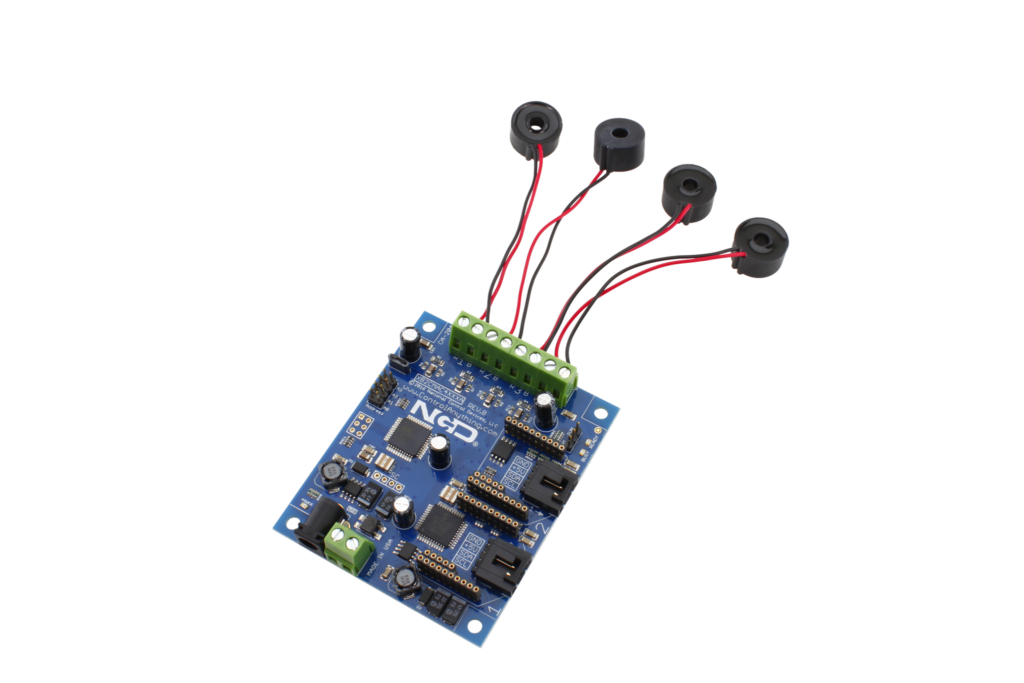 Industrial Current Monitor 4-Channel 5-20 Max Amps Wired Solid Core ...