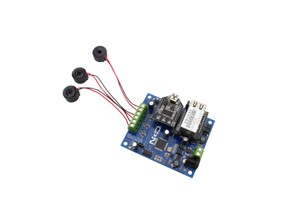 Industrial Current Monitor 3-Channel 5-20 Max Amps Wired Solid Core ...