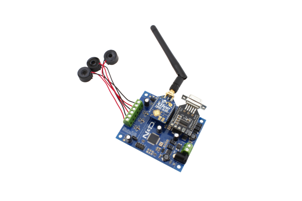 Industrial Current Monitor 3-Channel 5-20 Max Amps Wired Solid Core ...