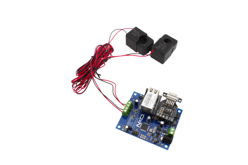 Industrial Current Monitor 2-Channel 10-100 Max Amps Wired Split Core Dual Interface - NCD Store