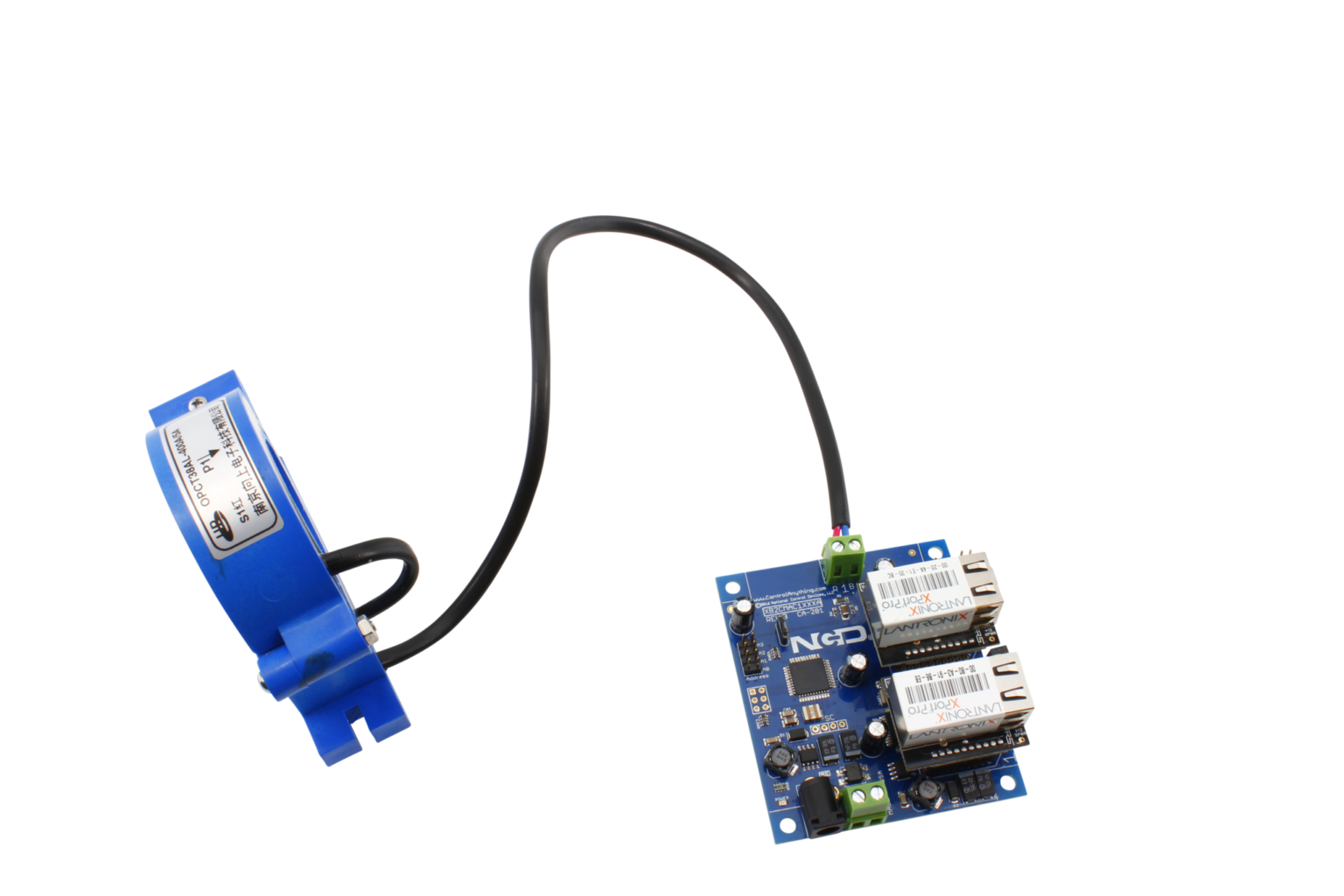 Industrial High-Current Monitor 1-Channel 100-600 Max Amps Wired Split ...