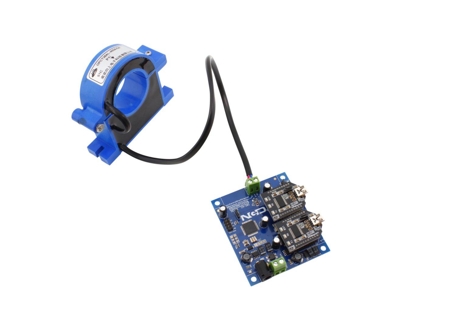 Industrial High-Current Monitor 1-Channel 100-600 Max Amps Wired Split ...