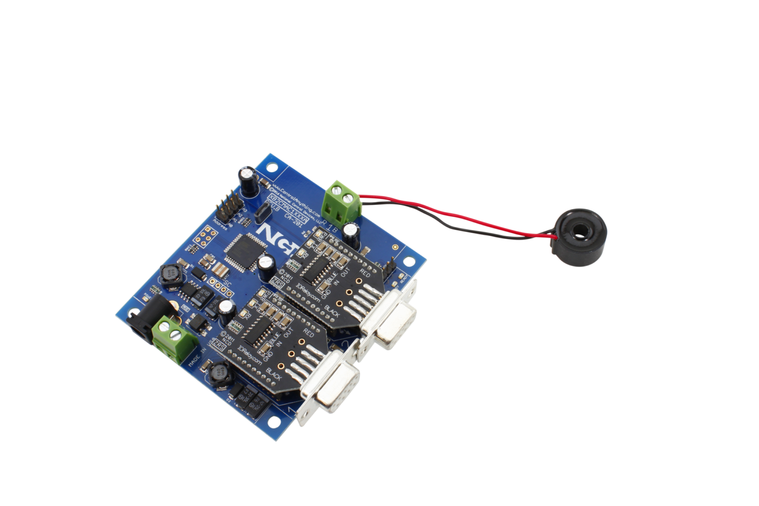 Industrial Current Monitor 1-Channel 5-20 Max Amps Wired Solid Core ...