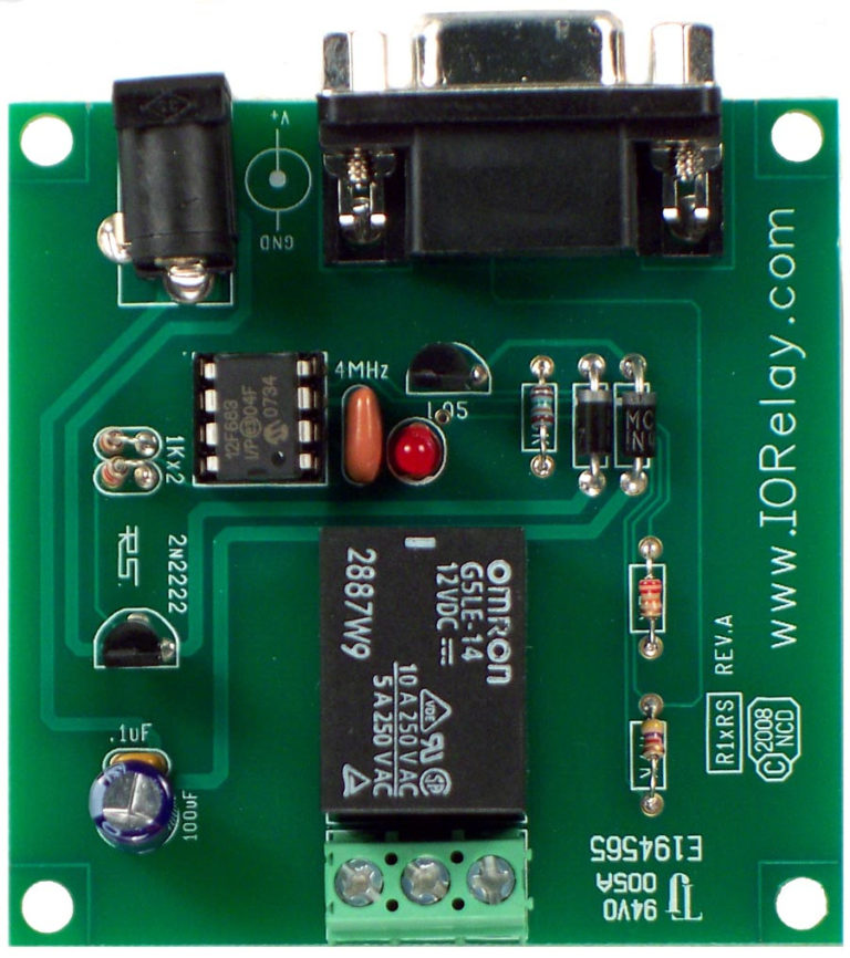 RS-232 1-Channel SPDT Relay Controller with Serial Interface - NCD Store